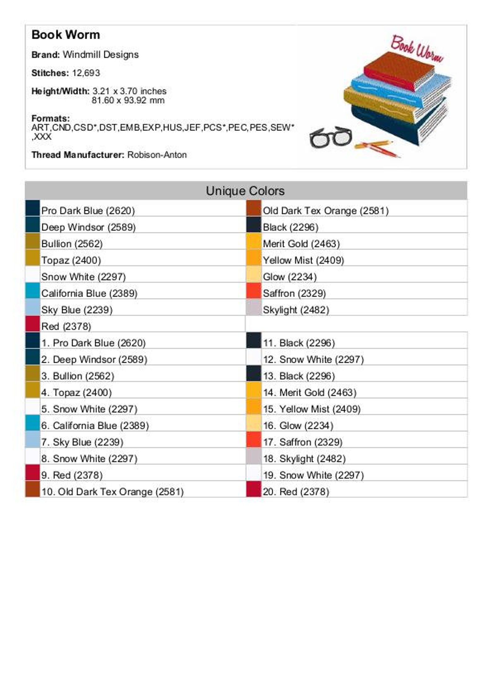 Stack of Books - Machine Embroidery Design, Embroidery Designs, Machine ...