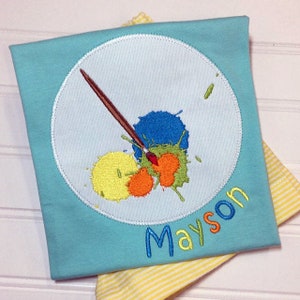 Paint Art Splatter Machine Embroidery Design, Embroidery Designs ...