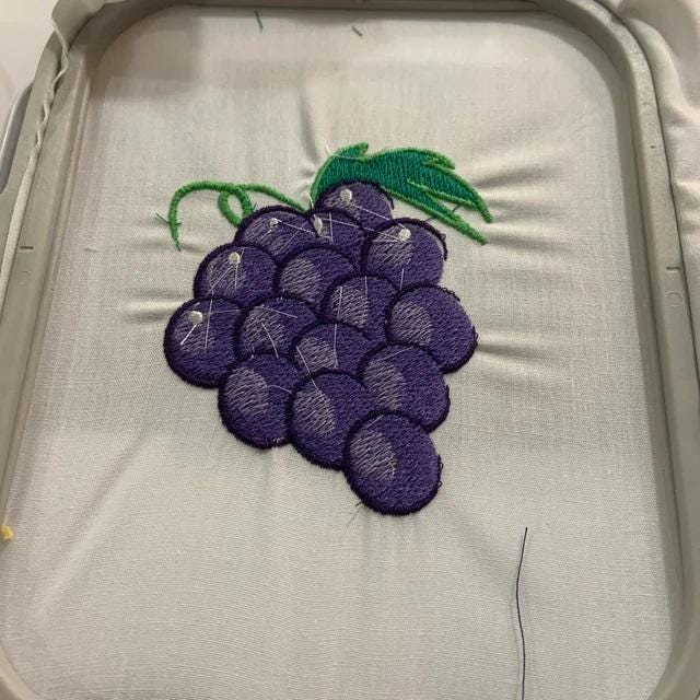 Grapes - Machine Embroidery Design, Embroidery Designs, Machine ...