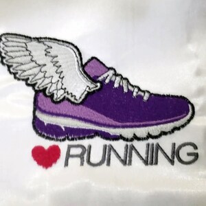 Love Running Shoe Machine Embroidery Design, Embroidery Designs ...