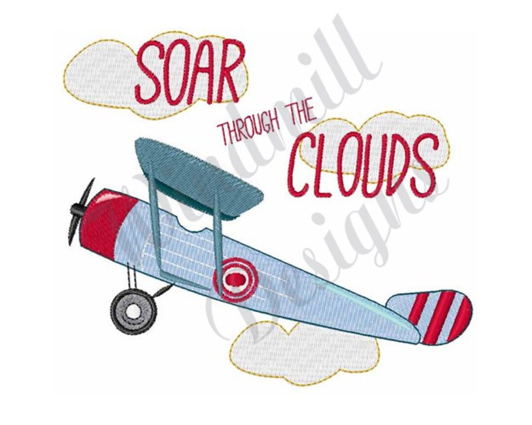 Airplane - Machine Embroidery Design, Embroidery Designs, Machine ...