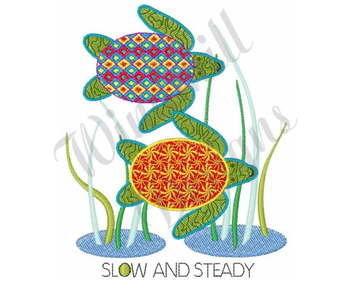 Sea Turtles Machine Embroidery Design Embroidery Designs - Etsy