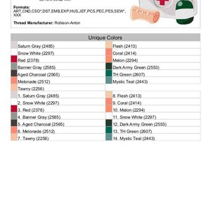 First Aid Kit - Machine Embroidery Design, Embroidery Designs ...