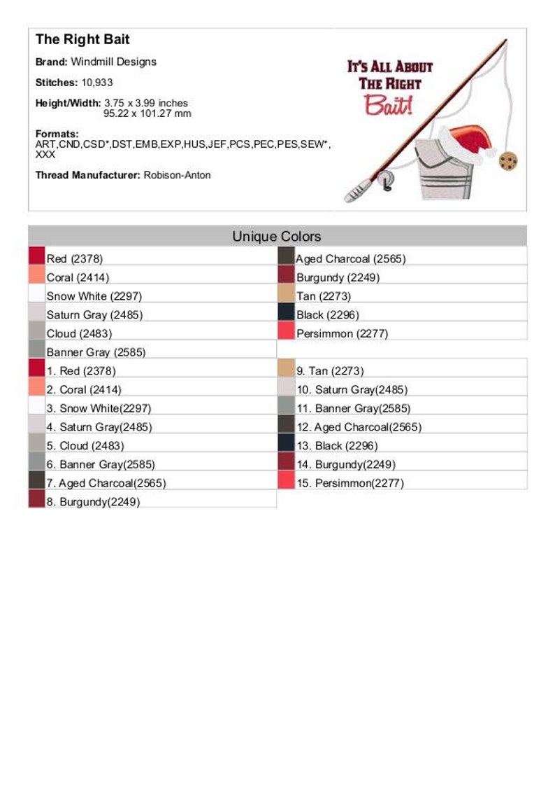 Fishing for Santa Machine Embroidery Design Embroidery | Etsy