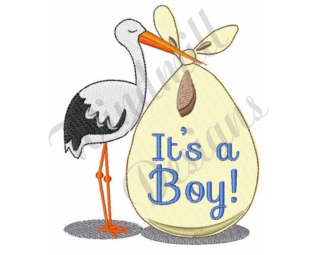 Baby Boy Announcement - Machine Embroidery Design, Embroidery Designs ...