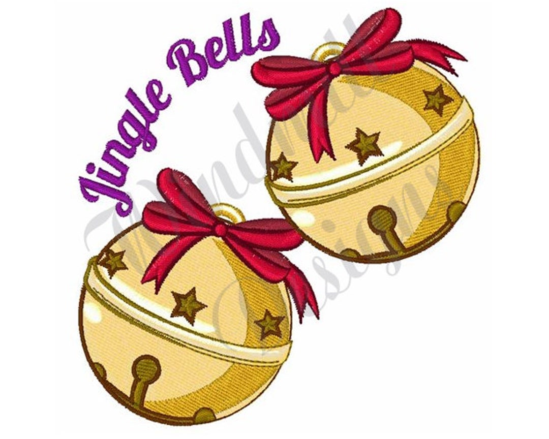 Jingle Bells - Machine Embroidery Design, Embroidery Designs, Machine ...