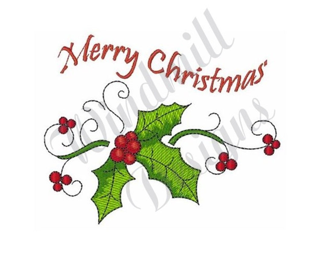 Merry Christmas - Machine Embroidery Design, Embroidery Designs ...