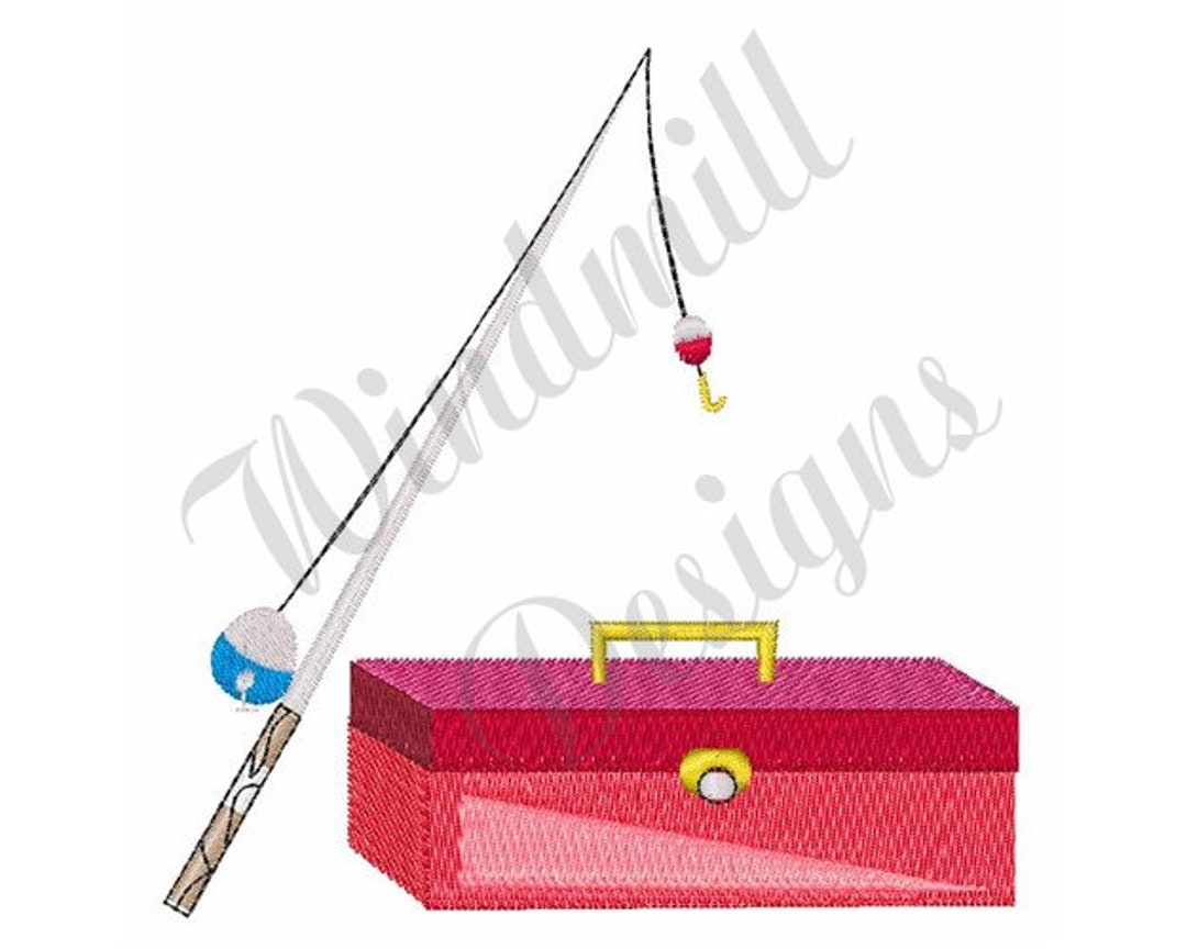 Fishing Tackle - Machine Embroidery Design, Embroidery Designs, Machine ...