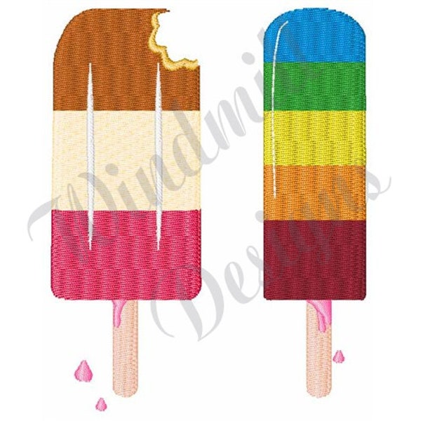 Popsicle Embroidery - Etsy