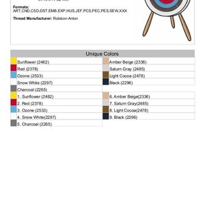 Archery Target - Machine Embroidery Design, Embroidery Designs, Machine ...