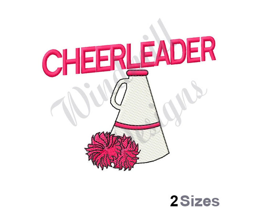 Cheerleader - Machine Embroidery Design, Embroidery Designs, Machine ...