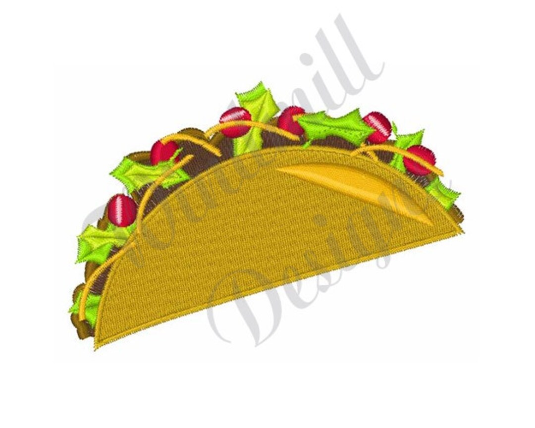Taco Dinner - Machine Embroidery Design, Embroidery Designs, Machine ...