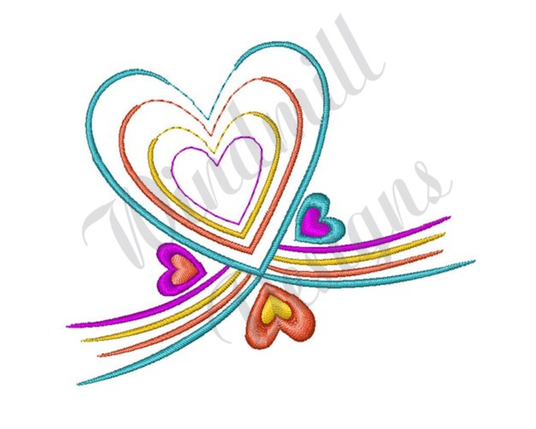 Hearts - Machine Embroidery Design, Embroidery Designs, Machine ...
