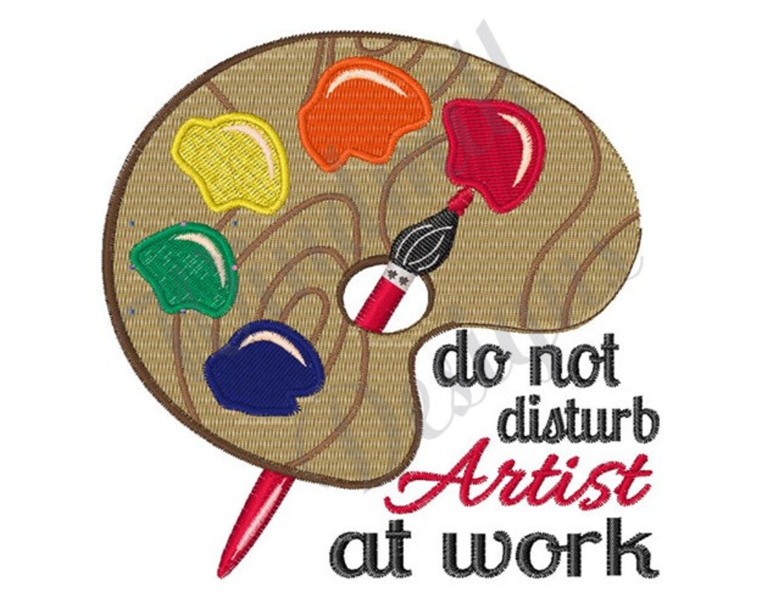 Artist at Work - Machine Embroidery Design, Embroidery Designs, Machine ...