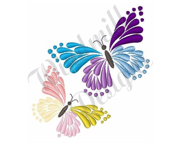 Butterfly Machine Embroidery Design, Embroidery Designs, Machine ...
