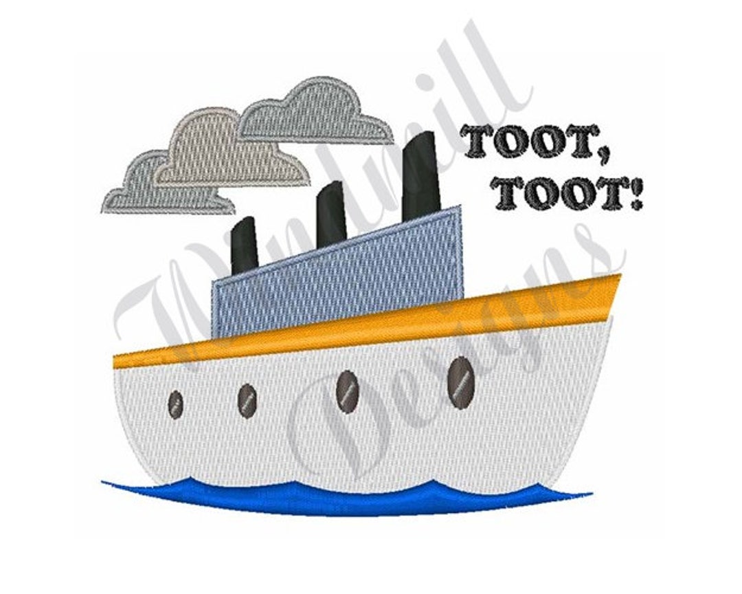Cruise Ship - Machine Embroidery Design, Embroidery Designs, Machine ...