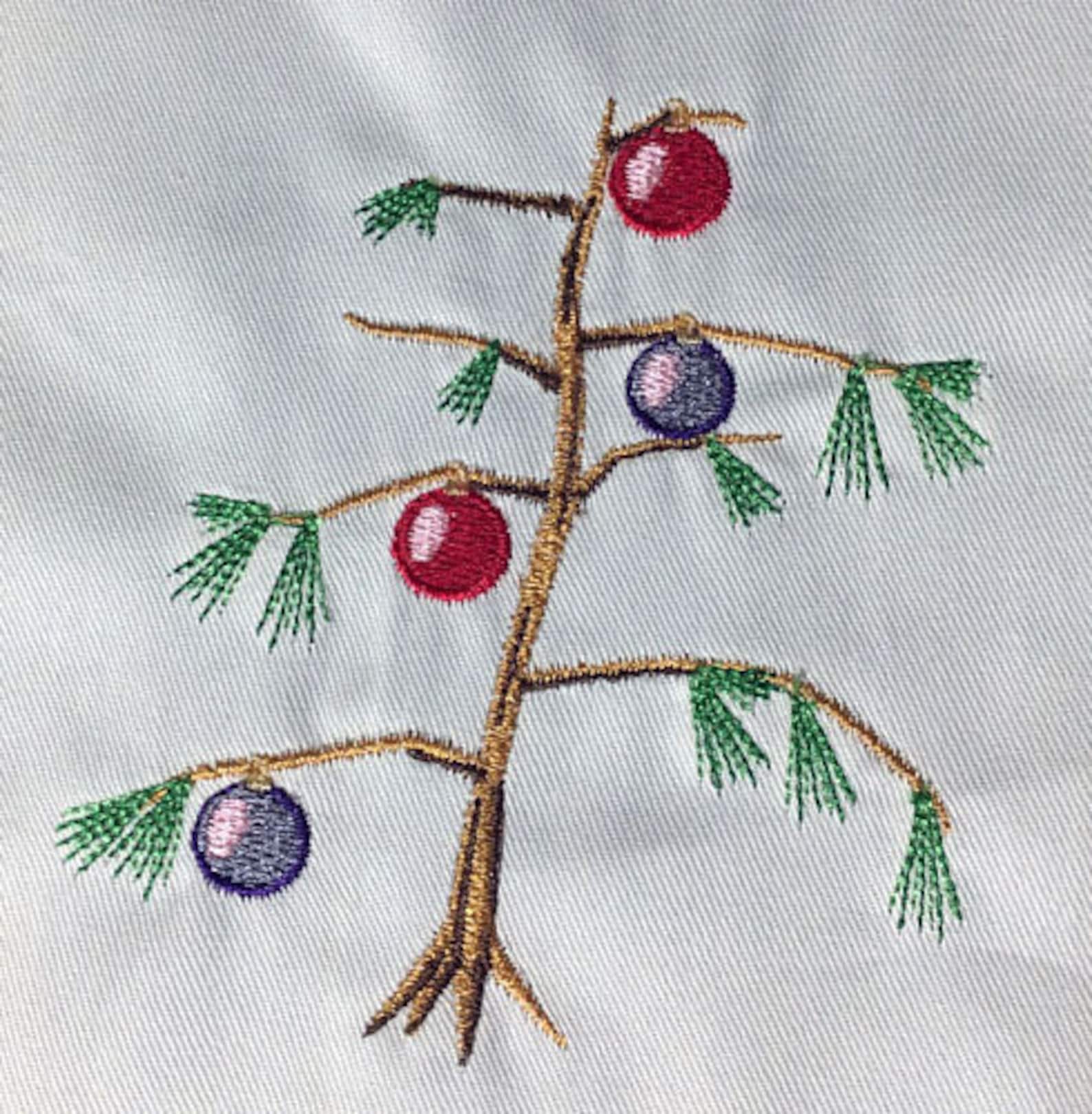 Bare Christmas Tree Machine Embroidery Design, Embroidery Designs ...