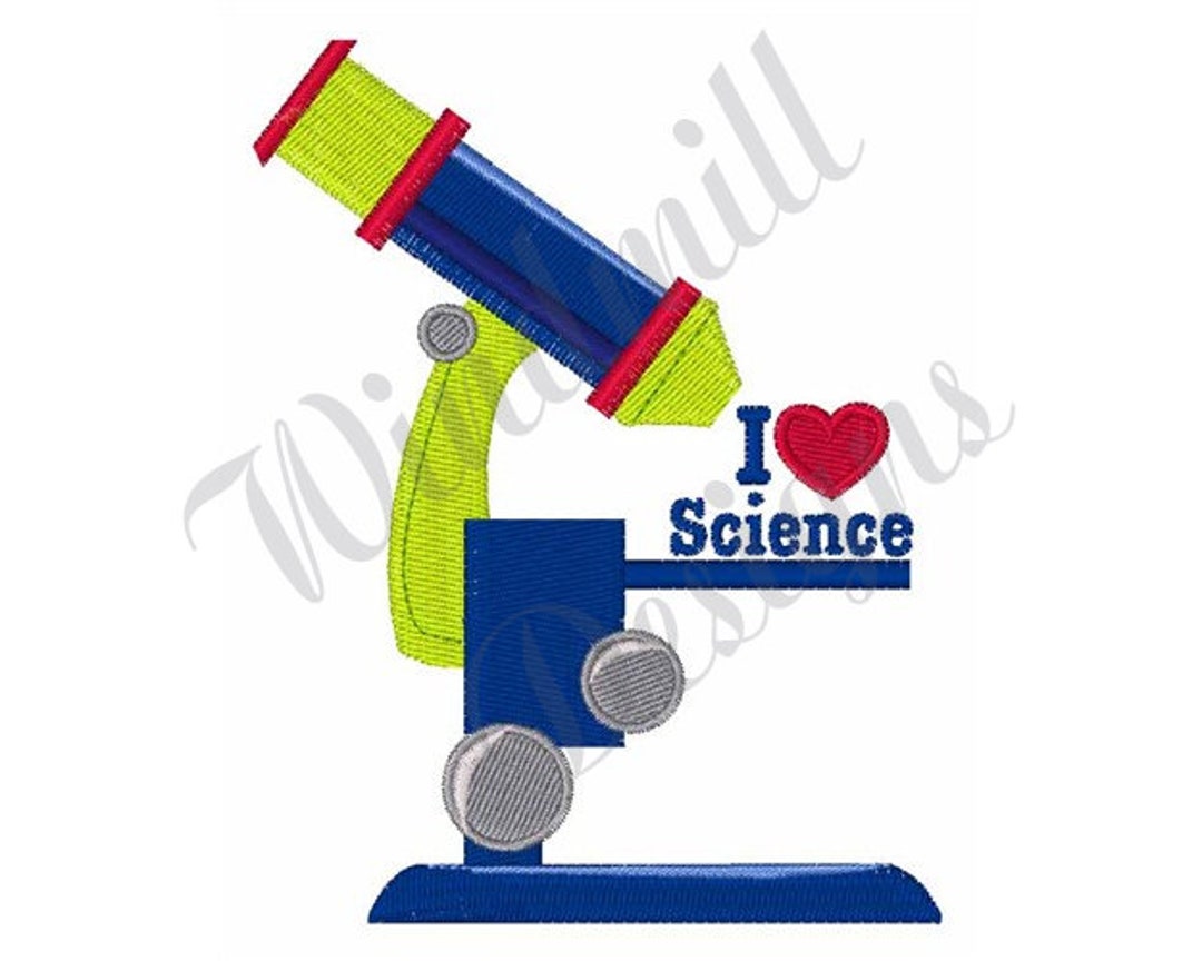 Microscope Science Machine Embroidery Design, Embroidery Designs ...