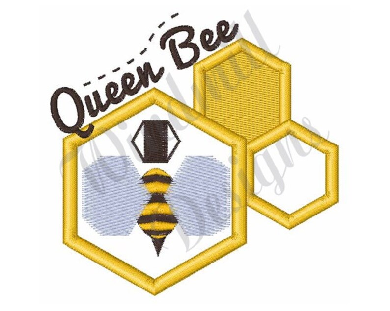 Queen Bee - Machine Embroidery Design, Embroidery Designs, Embroidery ...