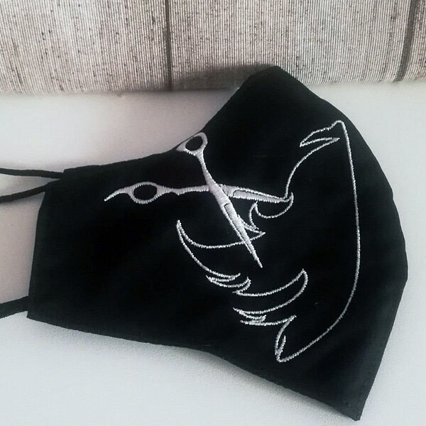 Hair Stylist Embroidery Design - Etsy