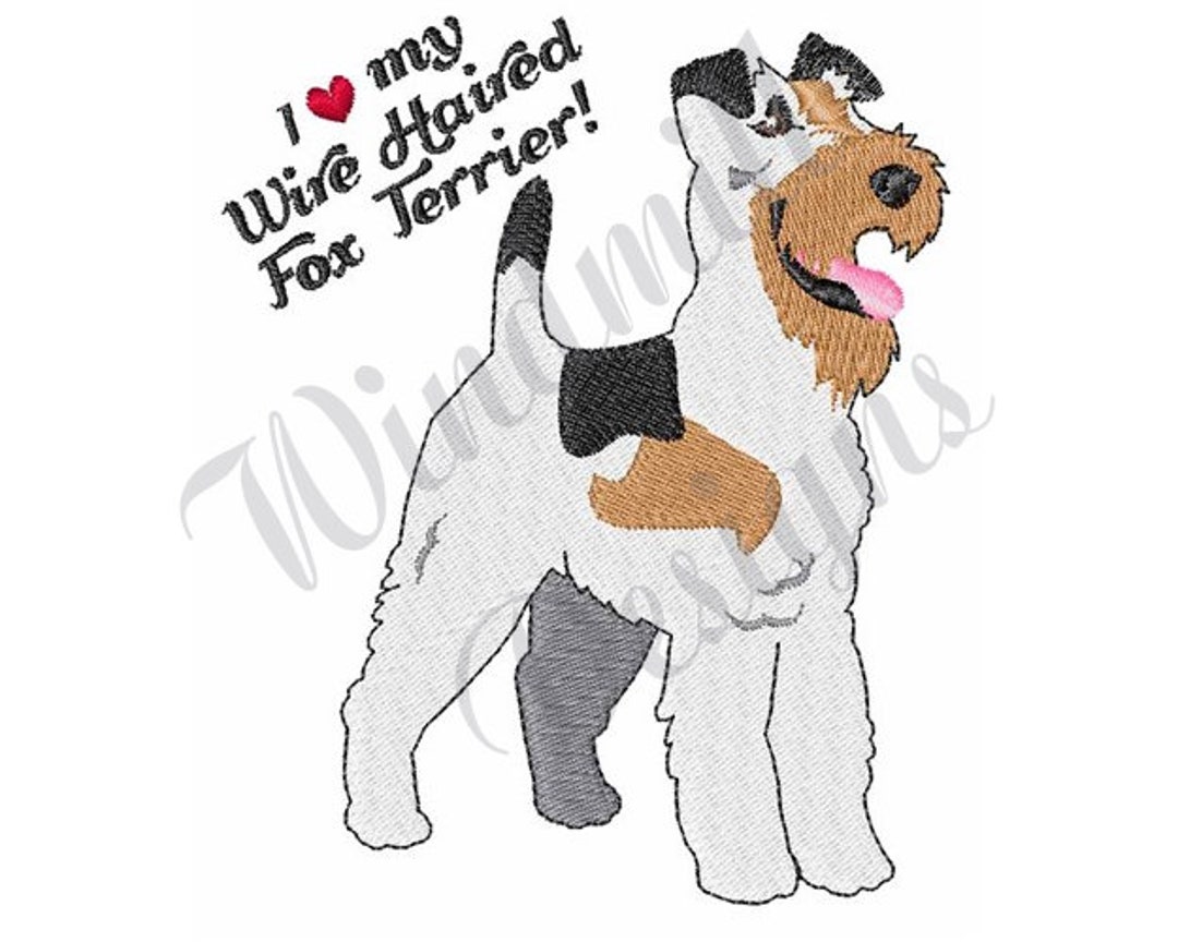 Fox Terrier Dog - Machine Embroidery Design, Embroidery Designs ...