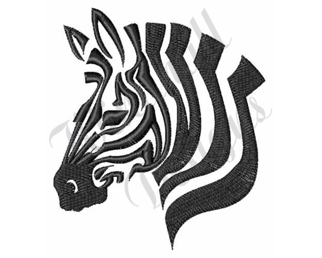 Zebra Head - Machine Embroidery Design, Embroidery Designs, Machine ...
