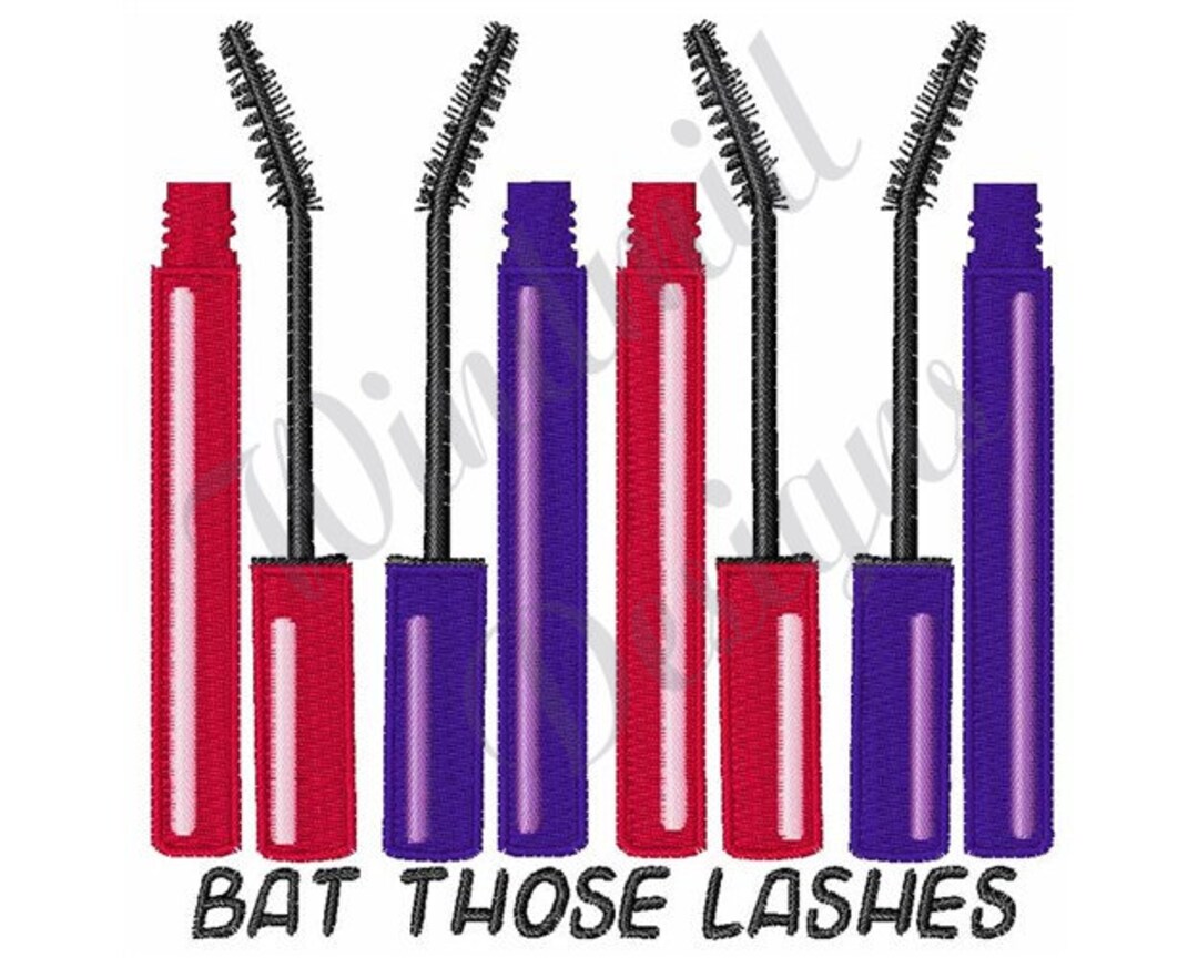 Mascara Wand Makeup - Machine Embroidery Design, Embroidery Designs ...