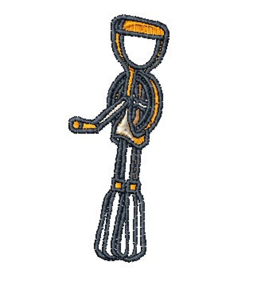 Hand Mixer - Machine Embroidery Design, Embroidery Designs, Machine ...