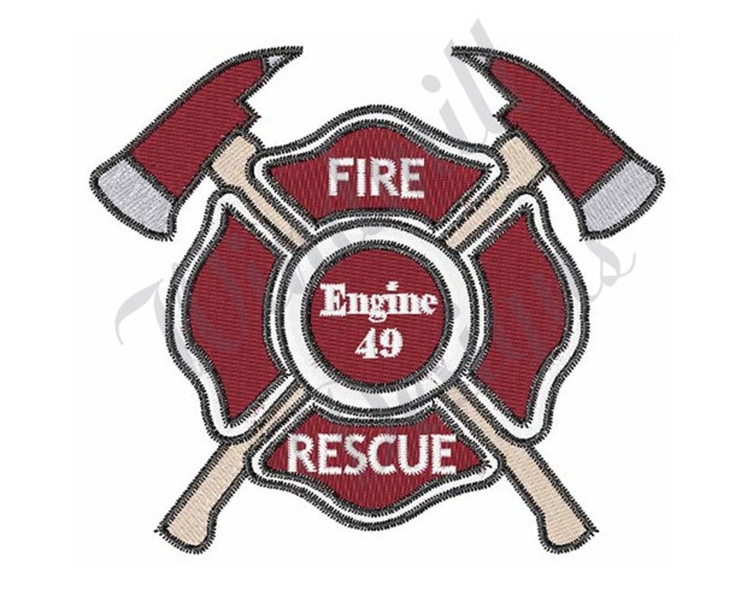 Fire Rescue Logo -machine Embroidery Design, Embroidery Designs ...