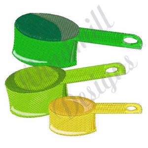 Measuring Cups - Machine Embroidery Design, Embroidery Designs ...