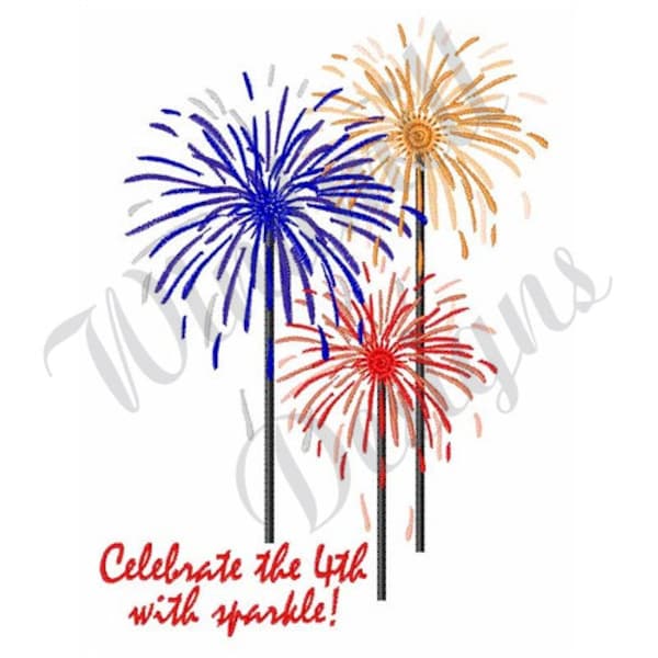 Fireworks Embroidery Designs - Etsy
