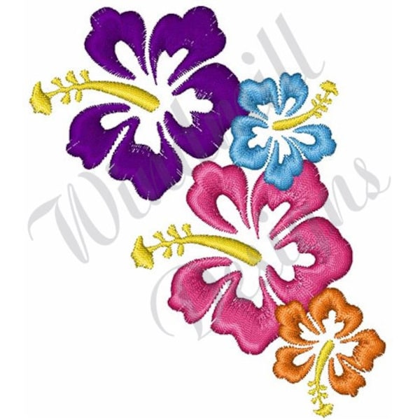 Flower Embroidery Design - Etsy