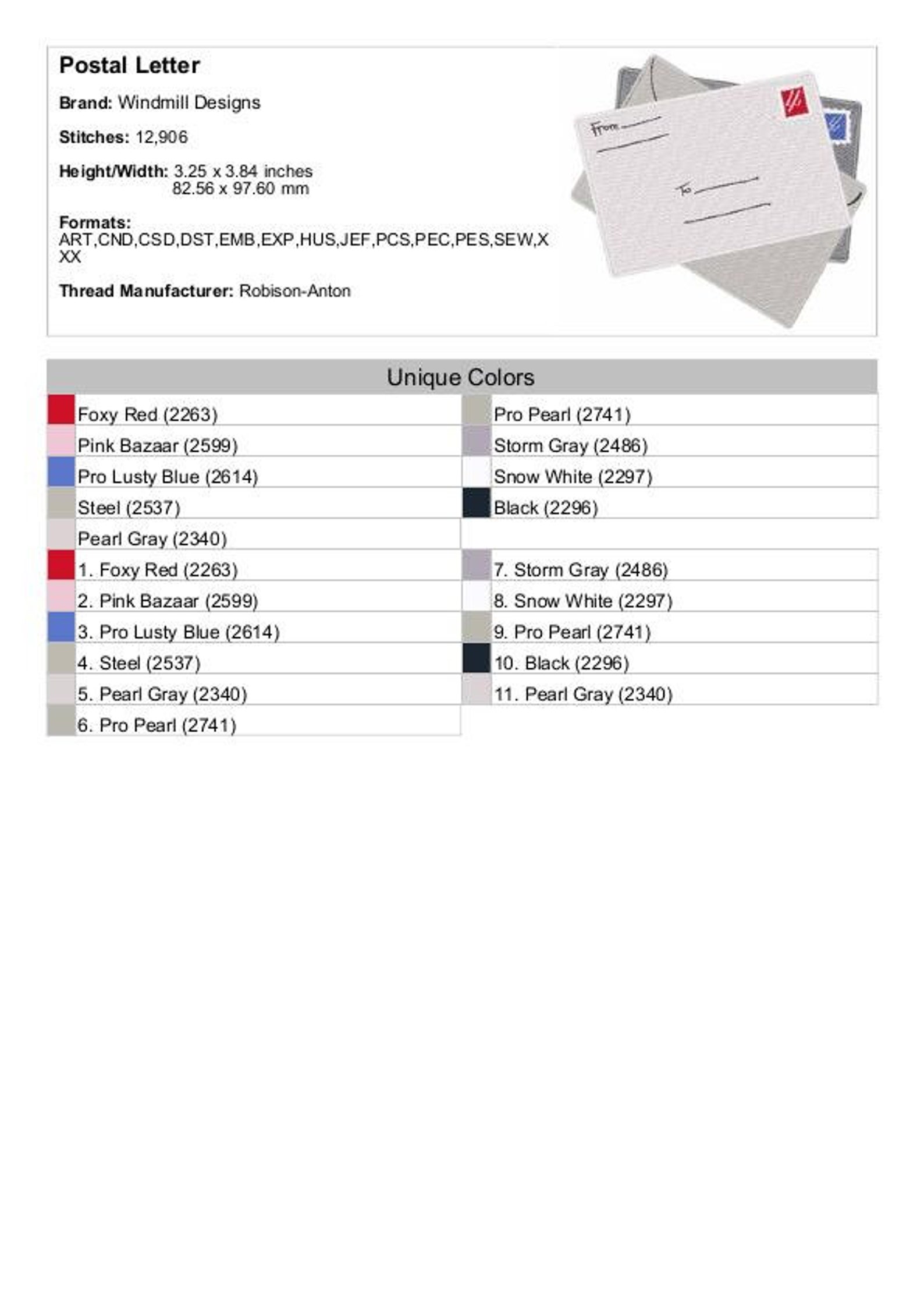 Mail & Letters Machine Embroidery Design, Embroidery Designs, Machine ...