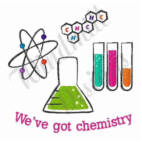 Chemistry Embroidery - Etsy