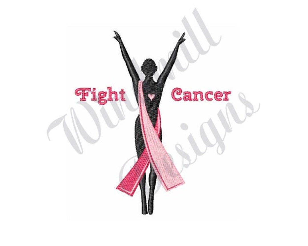 Fight Cancer Ribbon Machine Embroidery Design, Embroidery Designs ...