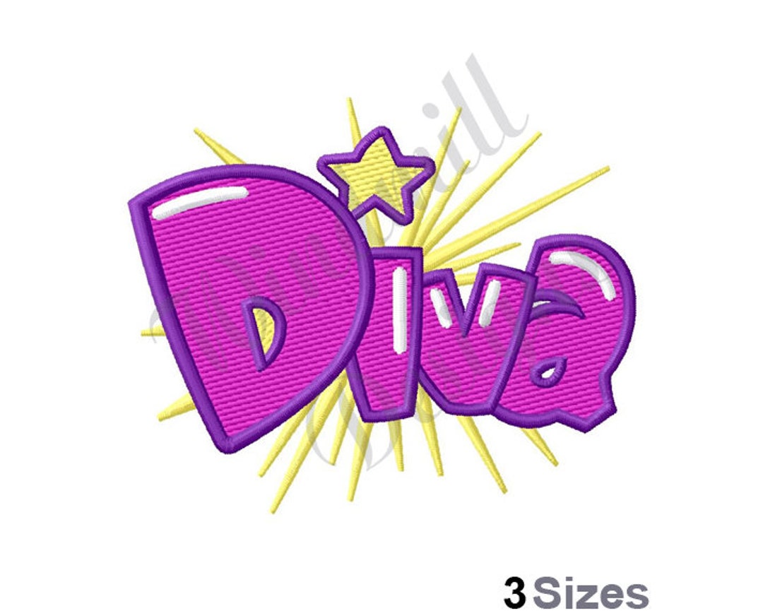 Diva -machine Embroidery Design, Embroidery Designs, Machine Embroidery ...