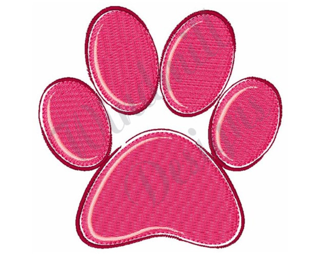 Dog Paw - Machine Embroidery Design, Embroidery Designs, Machine ...
