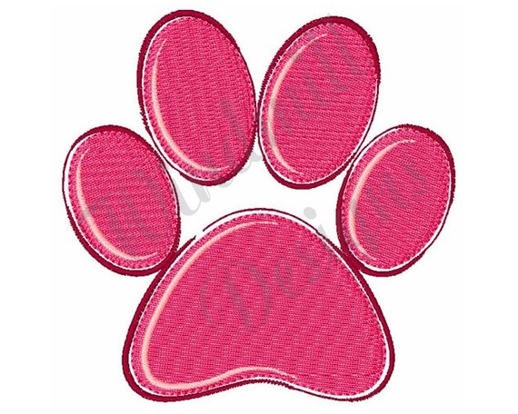 Dog Paw Machine Embroidery Design Embroidery Designs | Etsy