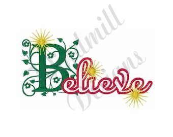 Believe - Machine Embroidery Design, Embroidery Designs, Machine ...