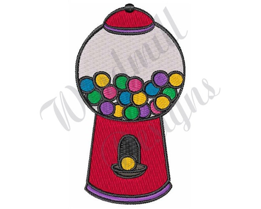 Gumball Machine - Machine Embroidery Design, Embroidery Designs ...