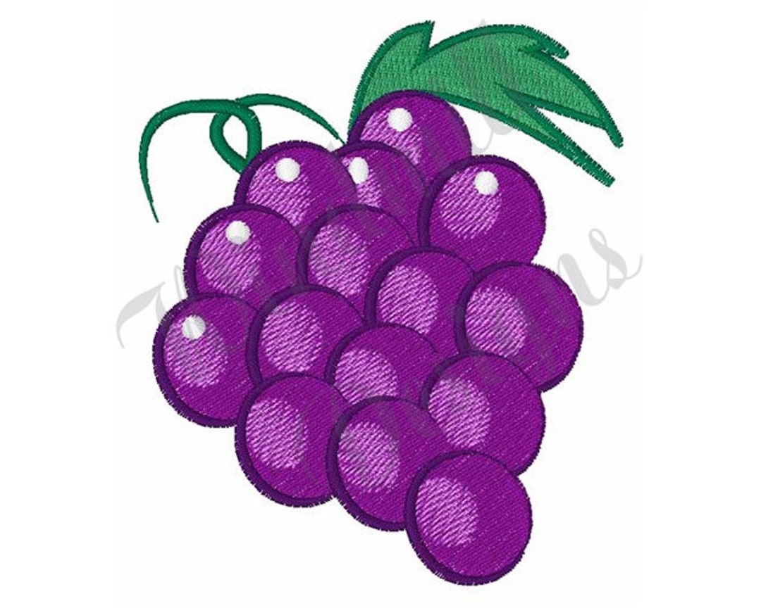 Grapes - Machine Embroidery Design, Embroidery Designs, Machine ...