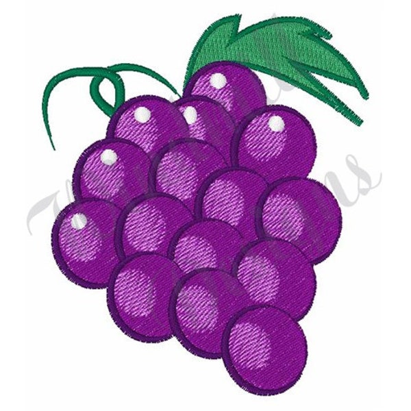Grapes Embroidery - Etsy