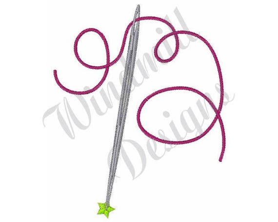 Needle & Thread Machine Embroidery Design Embroidery | Etsy