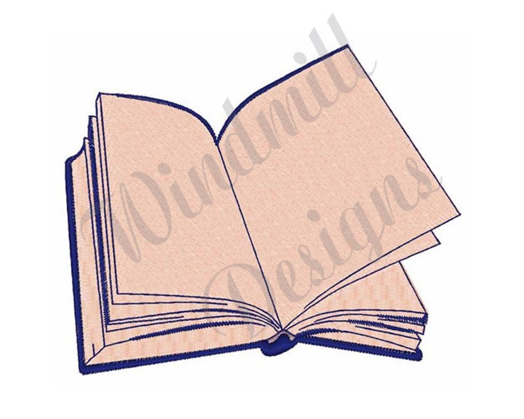 Open Book - Machine Embroidery Design, Embroidery Designs, Machine ...