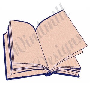 Open Book - Machine Embroidery Design, Embroidery Designs, Machine ...