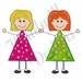 Stick Girls - Machine Embroidery Design, Embroidery Designs, Machine ...