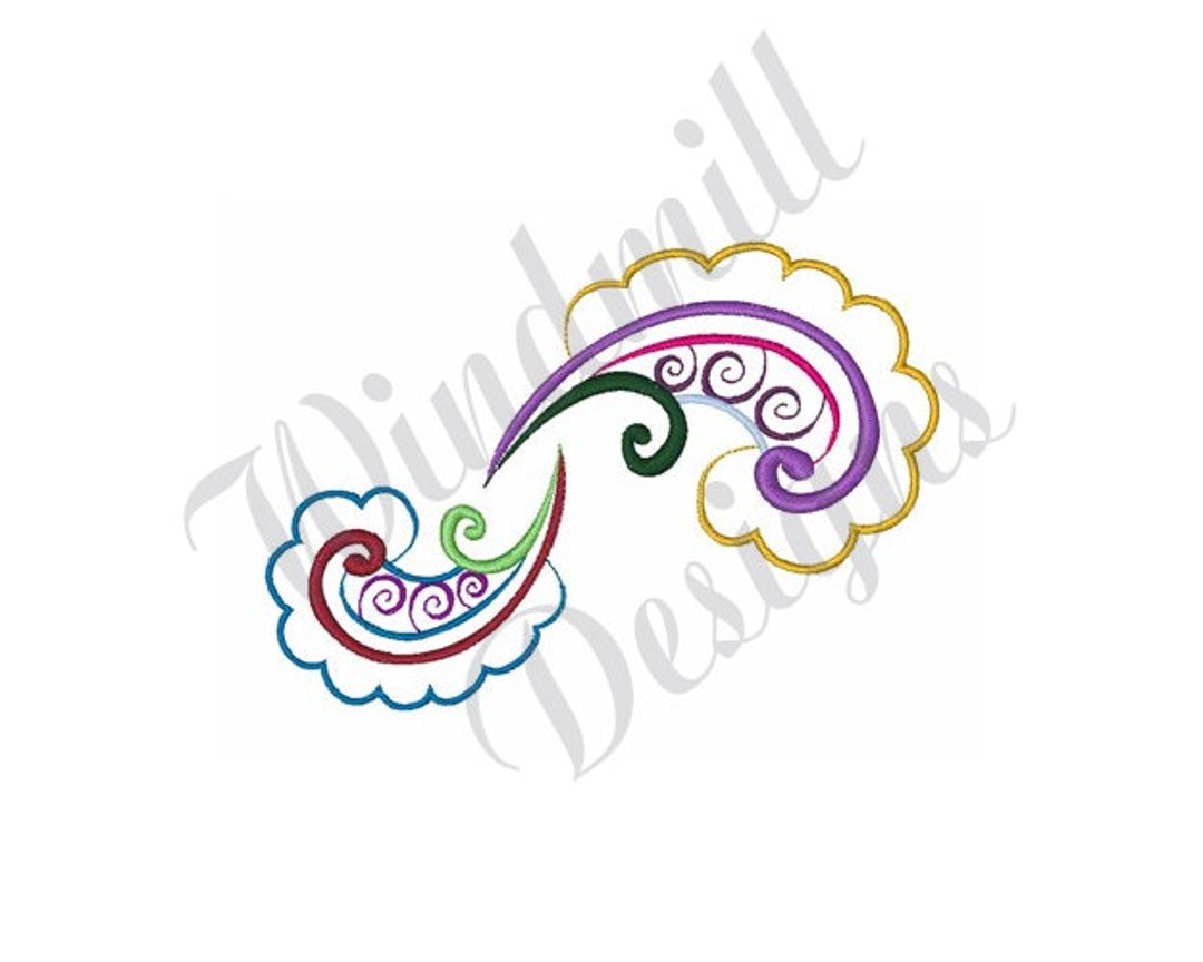 Paisley Swirl - Machine Embroidery Design, Embroidery Designs, Machine ...