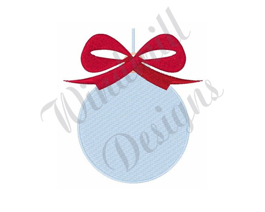 Ball Ornament Christmas Machine Embroidery Design - Holiday Decoration ...