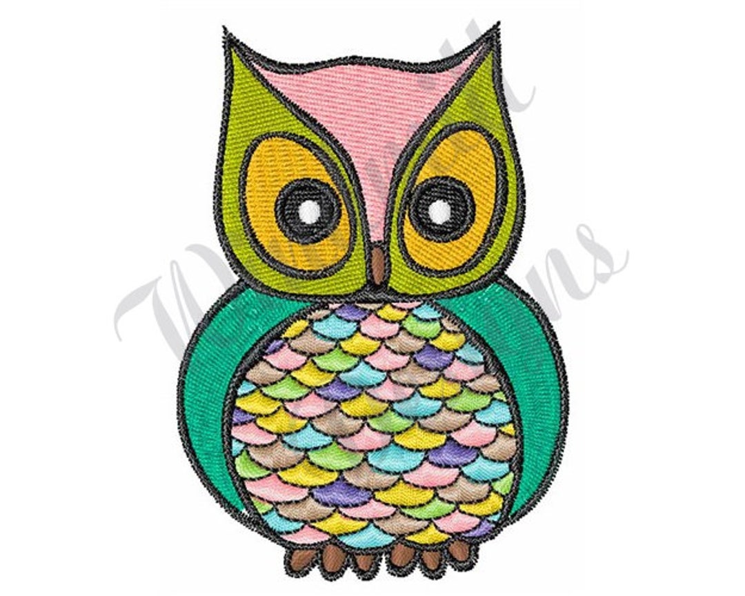 Owl Machine Embroidery Design, Embroidery Designs, Machine Embroidery ...