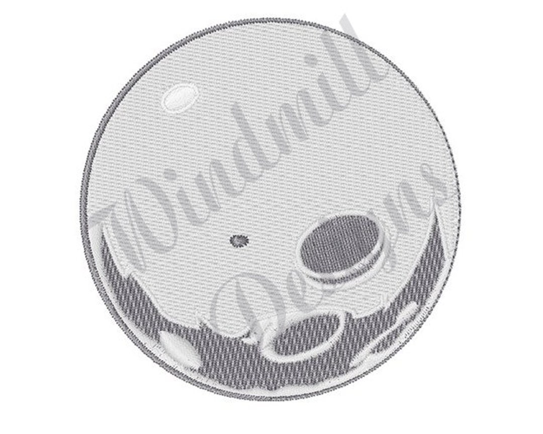 Full Moon - Machine Embroidery Design, Embroidery Designs, Machine ...